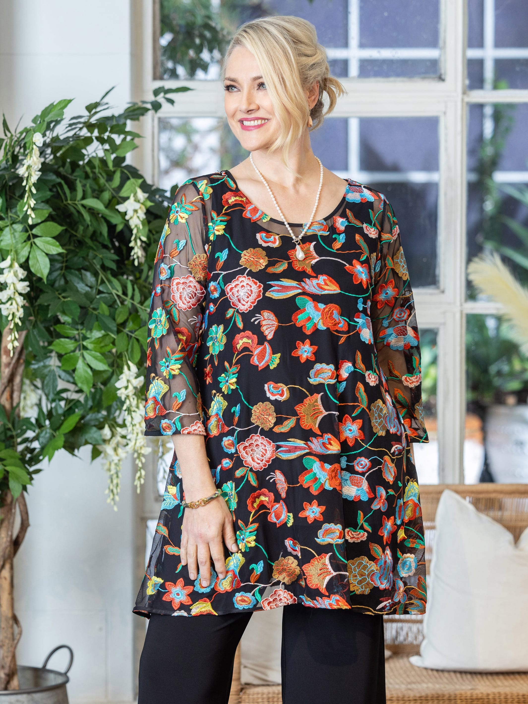 Buy Plus Size Magic Garden Evening Top Online