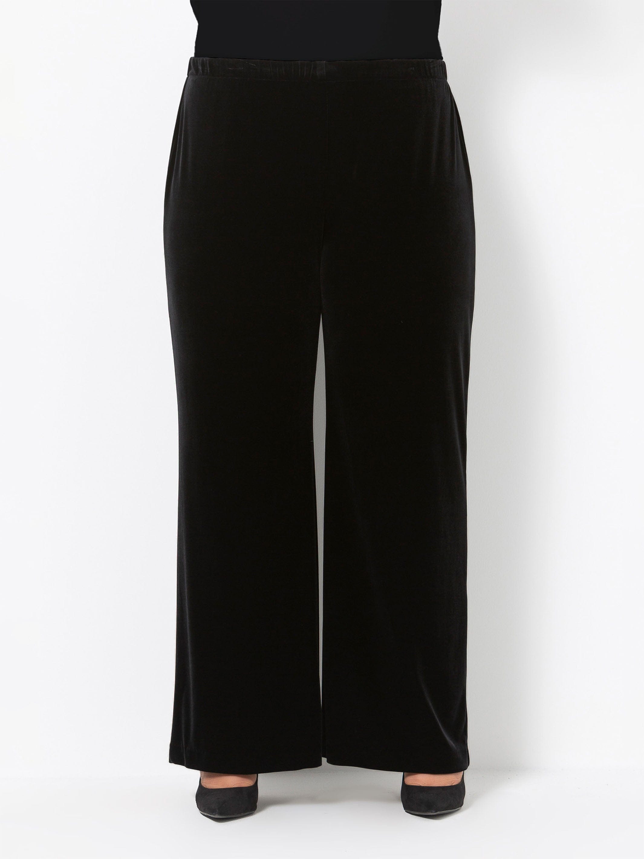 Buy Plus Size 1093 Velvet Wide Leg Pant Online