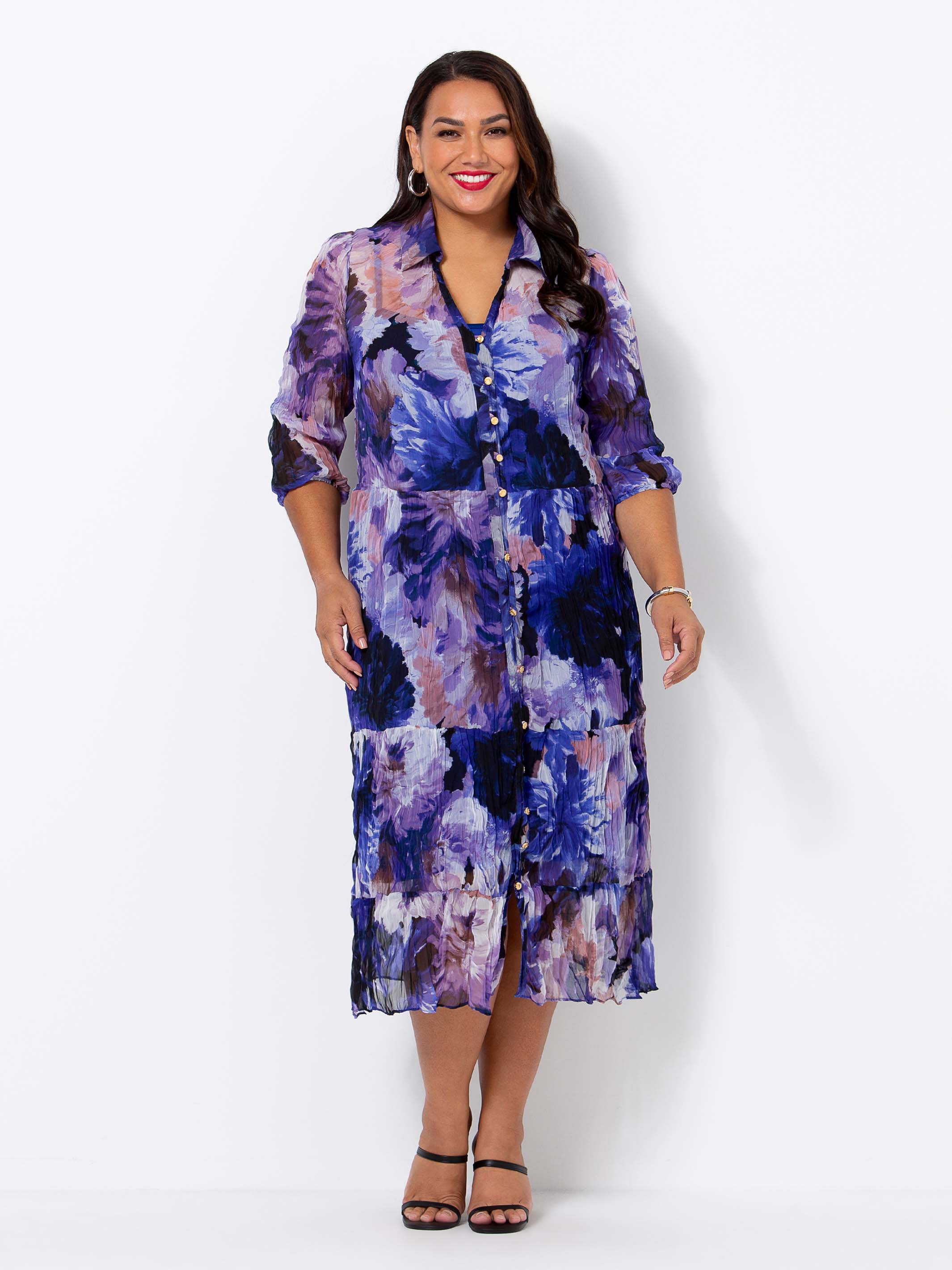 Jacaranda Flora Dress – Swish Fashion