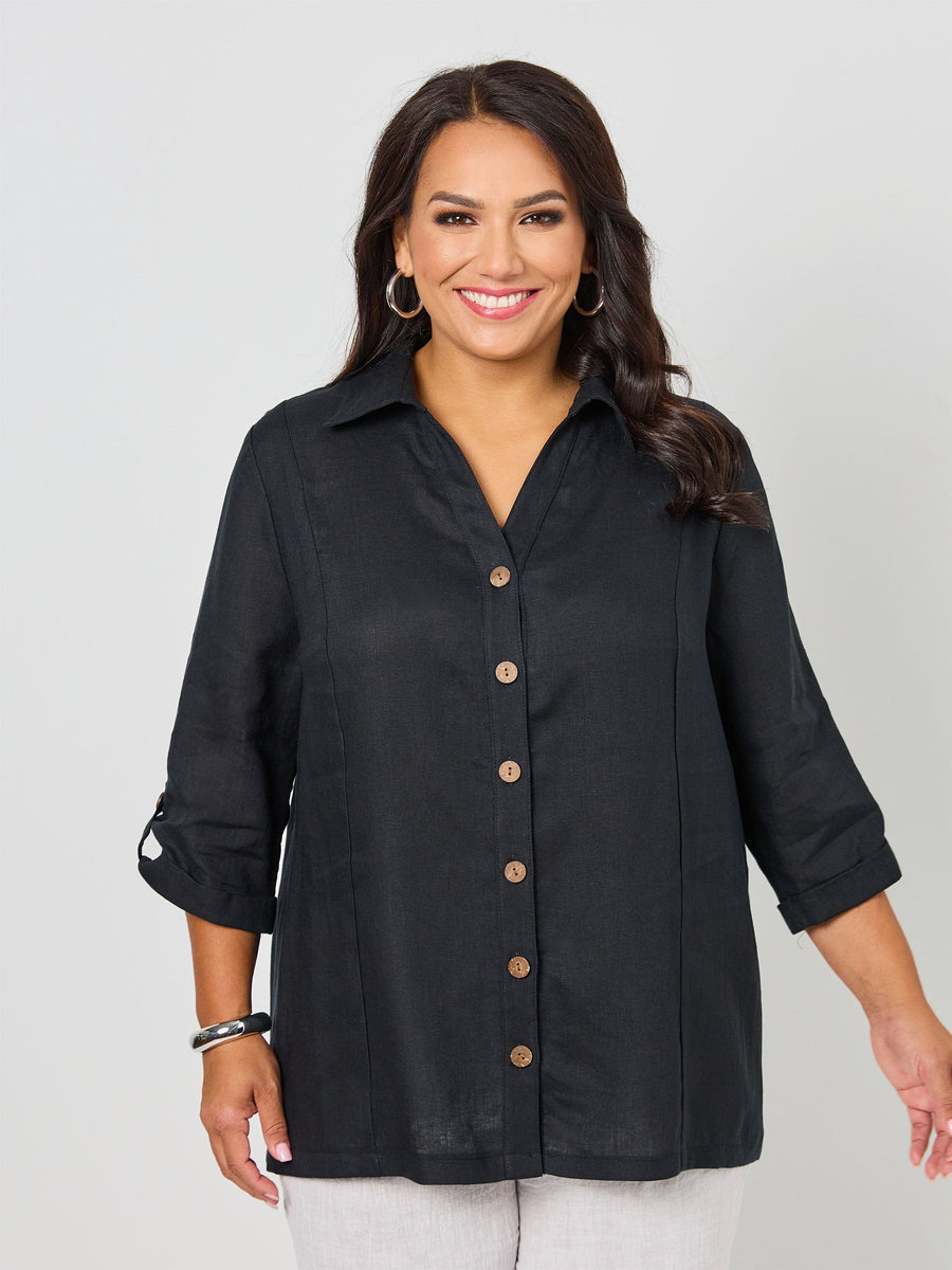 Plus Size Linen Shirts - Buy Women's Plus Size Linen Shirts Australia ...