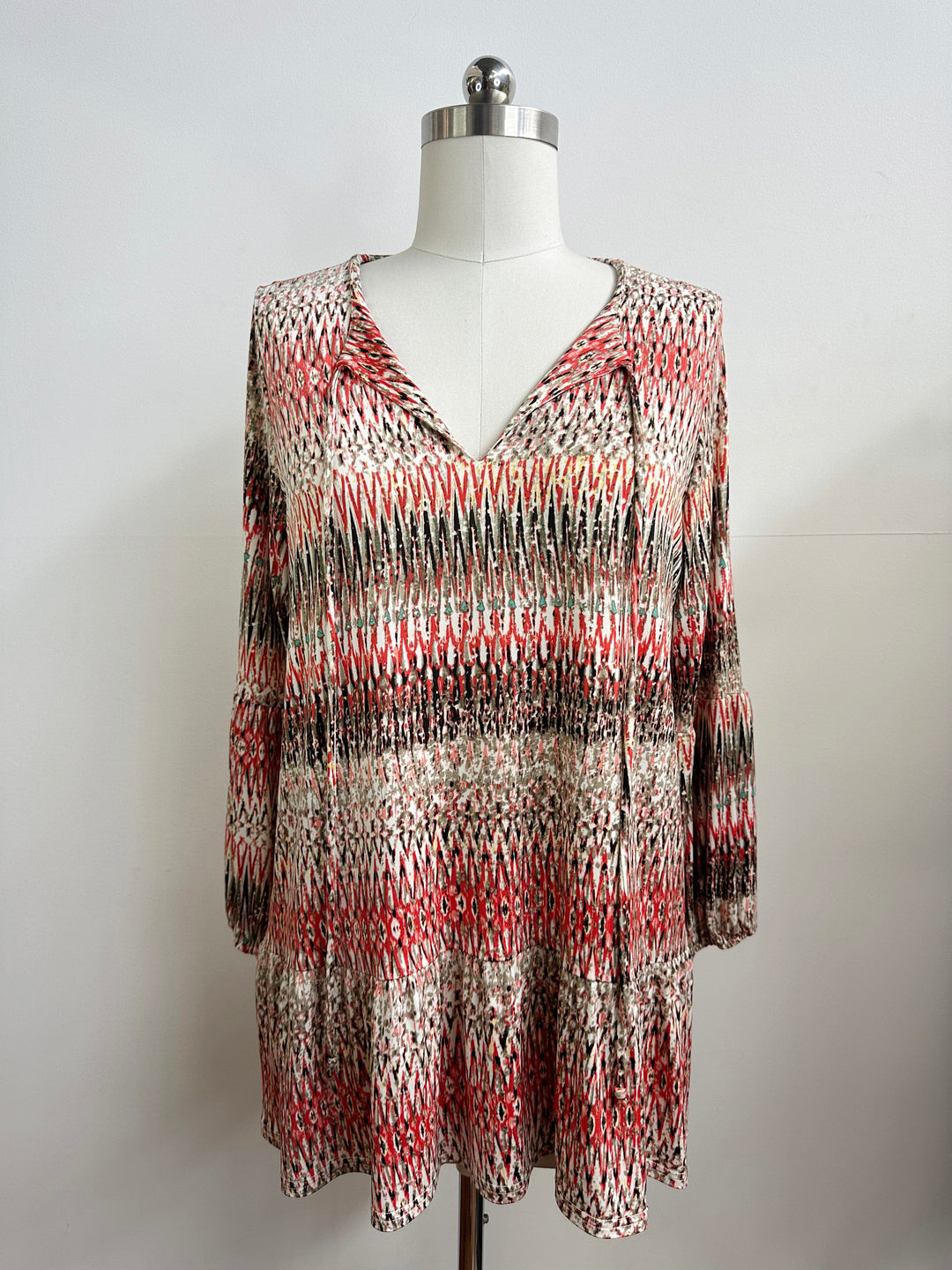 Buy Plus Size V-Neck Jersey Top - Boho Batik Online