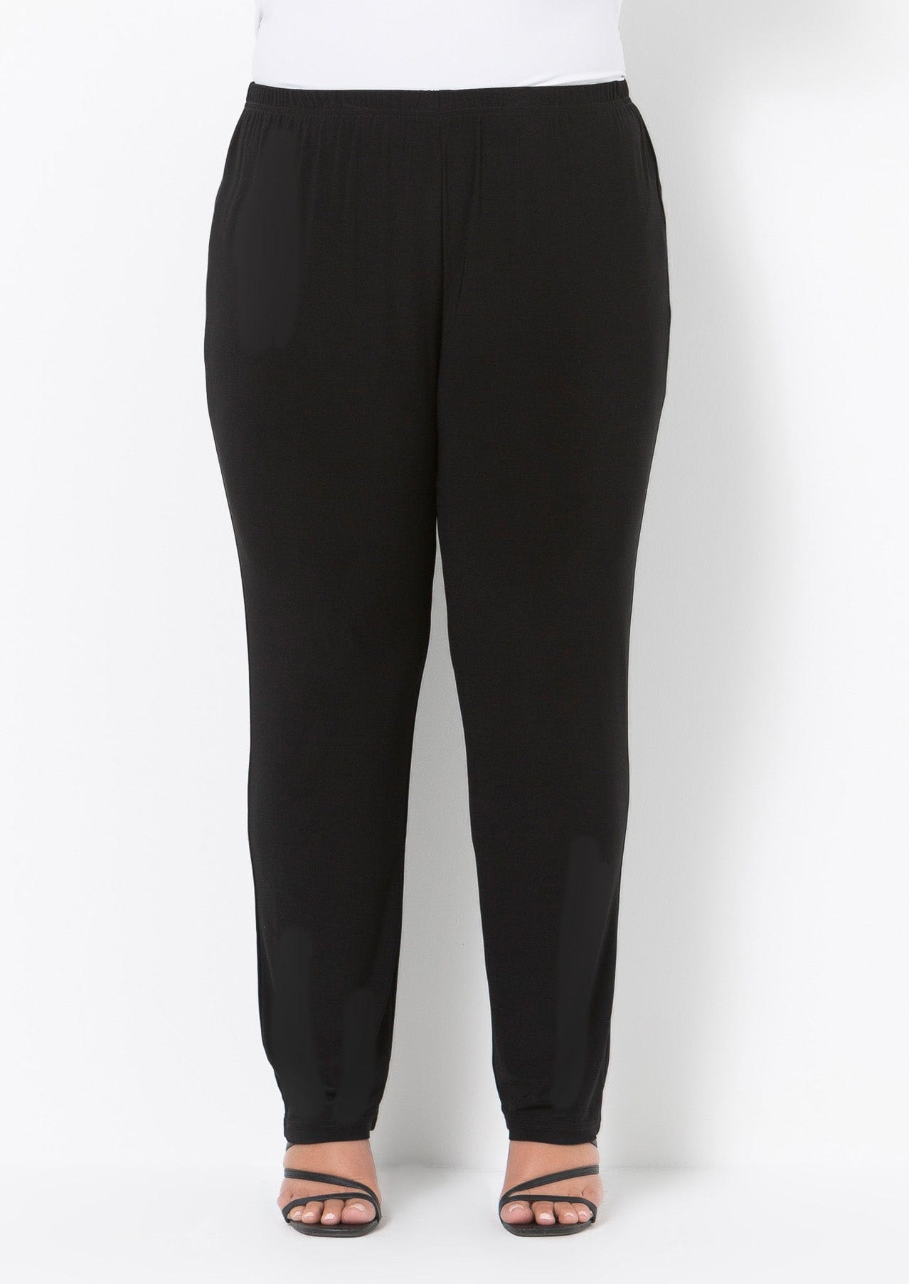 Plus Size Pants | Stretch Jersey Slim Plus Size Pant | Swish – Swish ...